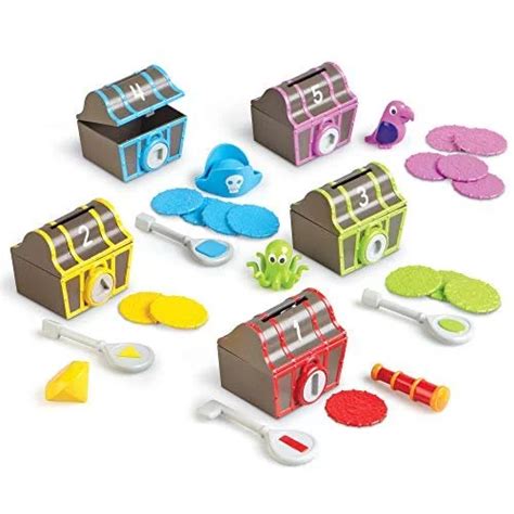 Learning Resources Sorting Surprise Pirate Treasure 30 Pieces Ages 3
