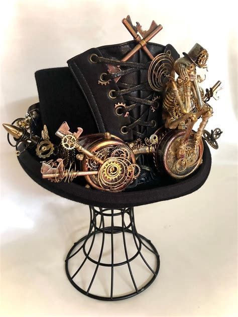 Steampunk Top Hat Gentlemen Hat Etsy