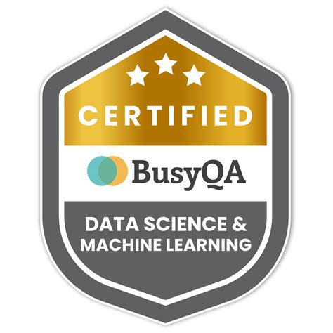 Data Science And Machine Learning Certificate Credly