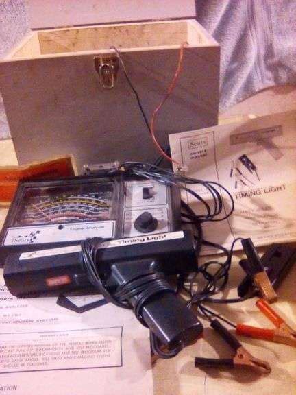 Sears Timing Light Sears Engine Analyzer Lil Dusty Online Auctions All Estate Services Llc