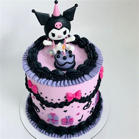 Kuromi Customised Buttercream Cake