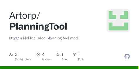 GitHub Artorp PlanningTool Oxygen Not Included Planning Tool Mod