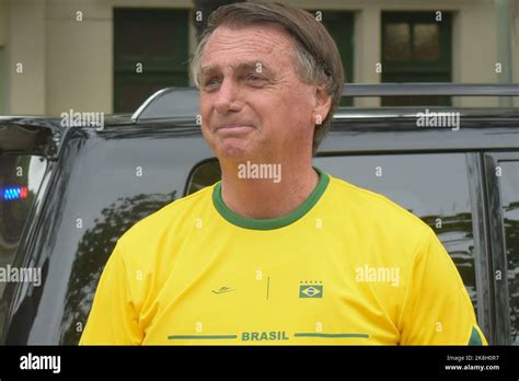 Jair Messias Bolsonaro Current President Of Brazil And Re Election Candidate For The Presidency