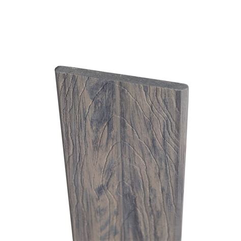 Deckorators 1 2 In X 12 In X 12 Ft Composite Tidal Gray Fascia Deck