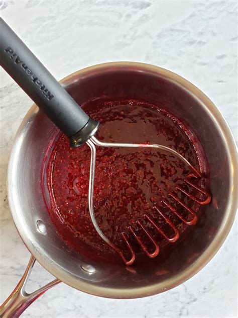 Elegant Raspberry Cordial Cocktail Brass Pine