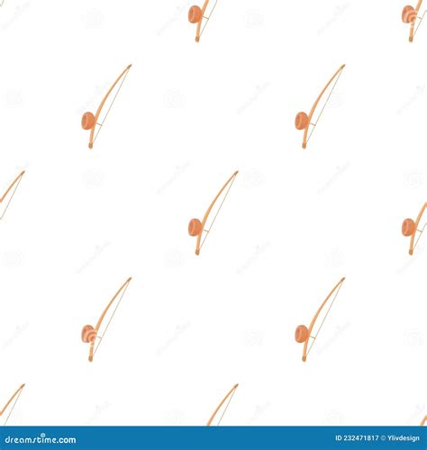 Berimbau Percussion Instrument Icon Cartoon Style Vector Illustration