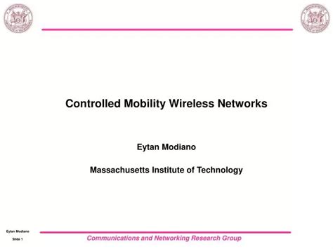 Ppt Controlled Mobility Wireless Networks Powerpoint Presentation Free Download Id4248767