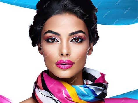 Premium Ai Image Modern Indian Girl With Vibrant And Expressive Look