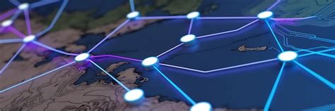 The Structure Of The Network Connection Of Points And Lines Data Technology Digital Background