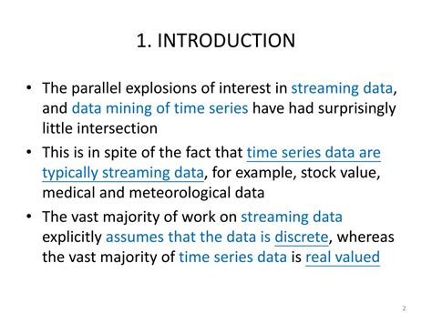 Ppt A Symbolic Representation Of Time Series With Implications For Streaming Algorithms