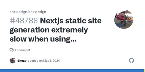 Nextjs Static Site Generation Extremely Slow When Using Typography