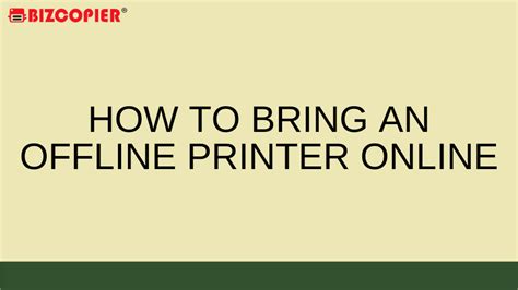 How To Bring An Offline Printer Online Rental Or Purchase Ricoh