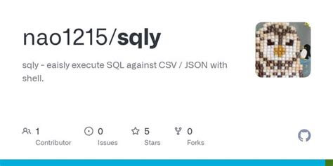 Sqly Execute Sql Against Csv Json With Shell Rsql