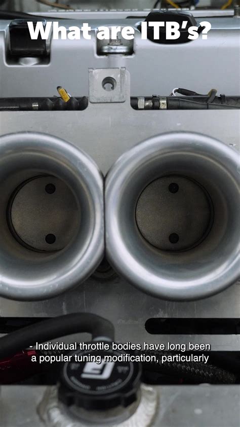 Itbs What Are They Itb Highperformanceacademy Throttlebody Individualthrottlebodies