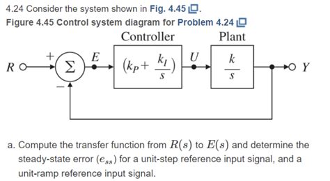 solved 4 24 consider the system shown in fig 4 45 figure