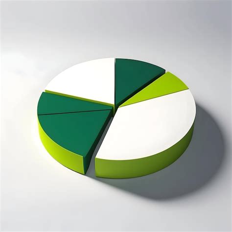 Premium Photo 3d Pie Chart Illustration Pie Chart With Depth