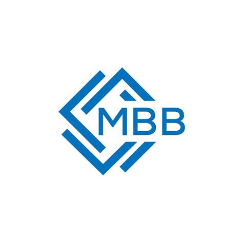 MBB Letter Logo Design On White Background MBB Creative Circle Letter Logo Concept MBB Letter
