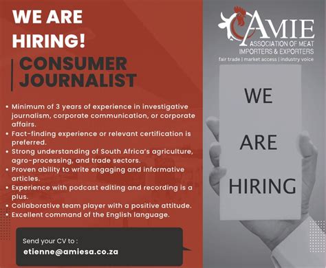 Hiring Consumerjournalism Surisa Nel