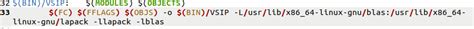 Compiling Problem With Blas And Lapack In Makefile Ask Ubuntu