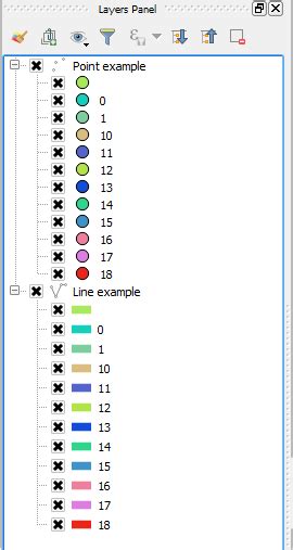 symbology copying categorized colors from line object to point object