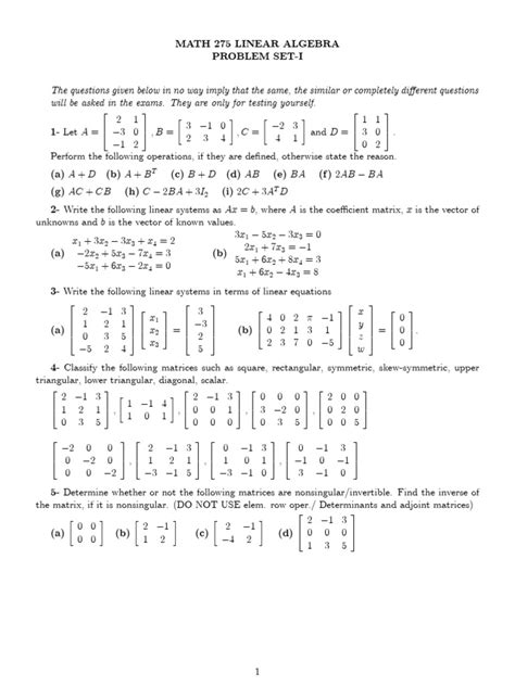 Handout 2015 16 F I Pdf Abstract Algebra Mathematics