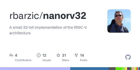 GitHub Rbarzic Nanorv A Small Bit Implementation Of The RISC V Architecture