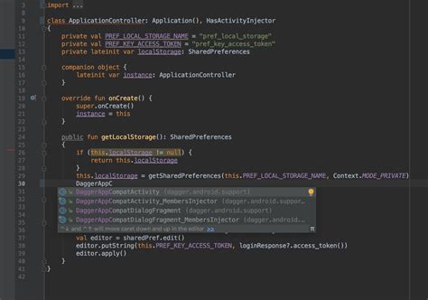 Dependency Injection Unable To Find The Daggerappcomponent And