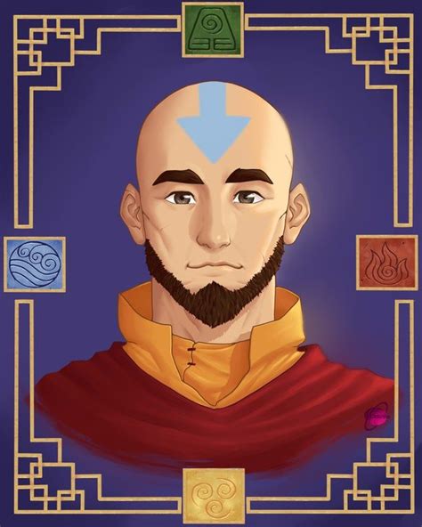 Aang Potrait From A While Ago Hope U Like It 😊 Atla Aang Cool