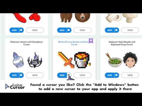 Custom Cursor For Windows Change Your Regular Mouse Pointer To A Fun Custom Cursor YouTube
