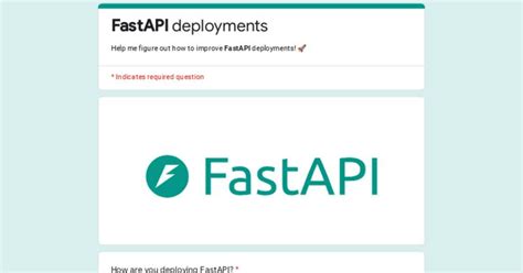 Sebastián Ramírez Montaño On Linkedin Fastapi Cloud Deployments