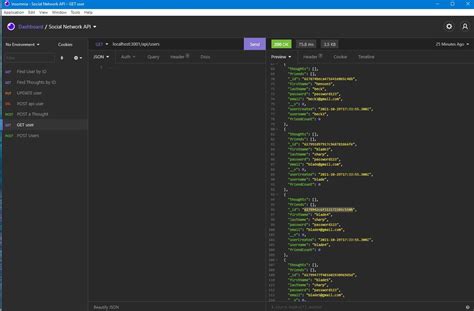 Github Colinnebula Colin Social Network Api