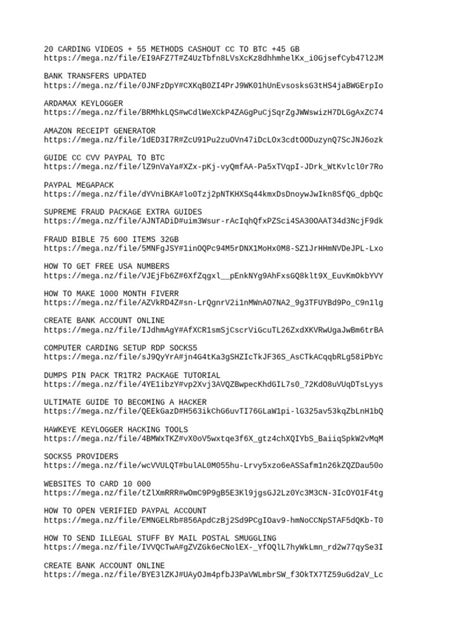 Carding Videos 55 Methods Cash Pdf Security Hacker Cyberwarfare