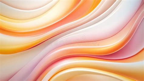 Abstract Pastel Waves Create a Soothing and Harmonious Visual Flow, AI Stock Photo - Image of ...