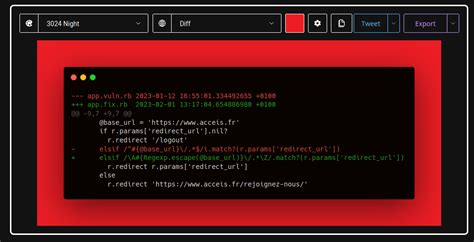 Unified Diff Output Broken For Some Theme Presets Issue 1491 Carbon App Carbon GitHub