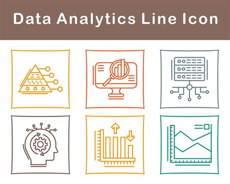 Data Analytics Vector Icon Set 21506524 Vector Art At Vecteezy