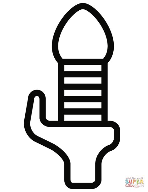 Dildo Sex Toy Coloring Page Free Printable Coloring Pages
