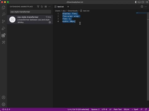 Css Style Transformer Visual Studio Marketplace