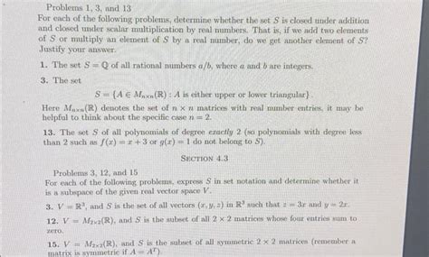 solved problems 1 3 and 13 for each of the following