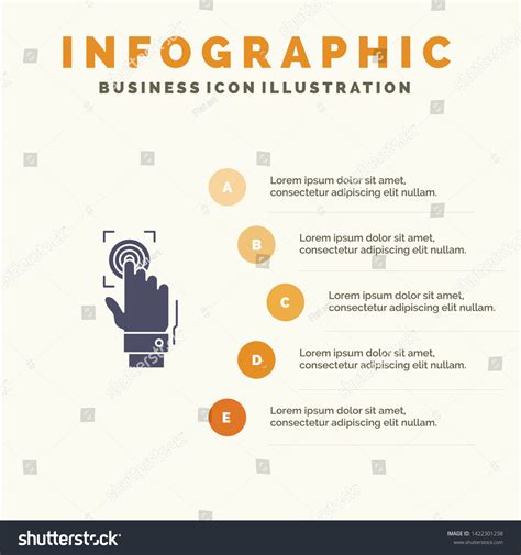 Fingerprint Identity Recognition Scan Scanner Scanning Stock Vector