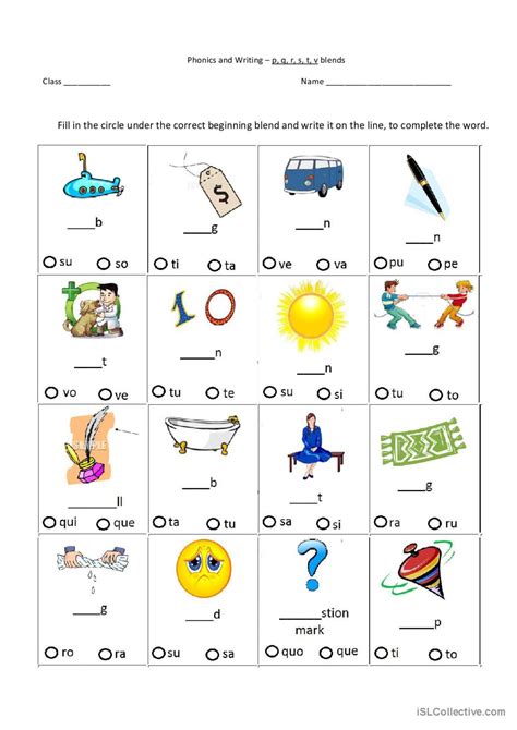 beginning blends p q r s t v english esl worksheets pdf and doc
