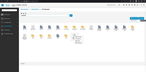 upload download files using webui method no usb tftp or scp required