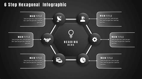 PowerPoint Step Hexagonal Infographic PowerUP With POWERPOINT