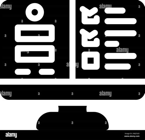 Usability Testing Ux Ui Design Glyph Icon Vector Illustration Stock Vector Image And Art Alamy