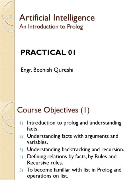 Understanding Variables And Unification In Prolog Pdf Computer Program Programming