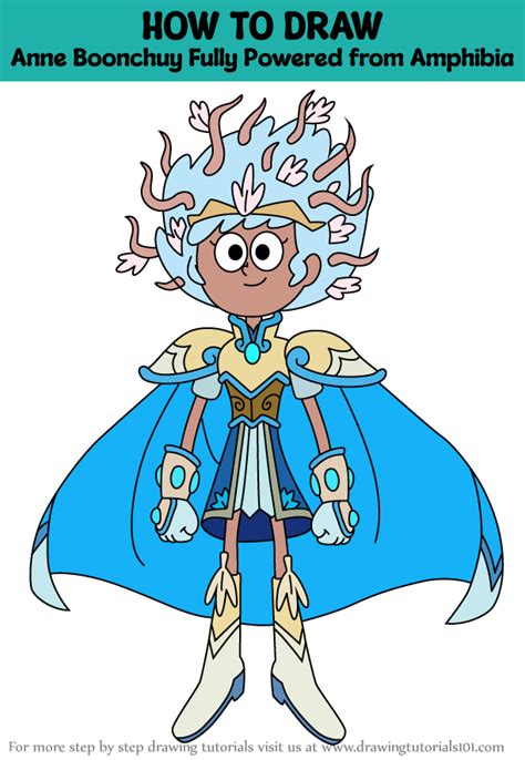 How To Draw Anne Boonchuy Fully Powered From Amphibia Amphibia Step