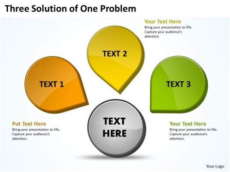 Three Solution Of One Problems PowerPoint Slides Presentation Diagrams Templates