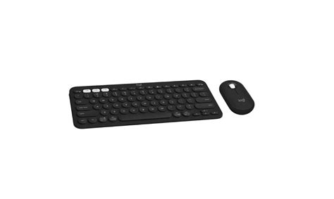 Logitech Slim Bluetooth Combo Wireless Keyboard And Mouse Quiet And Portable Customizable