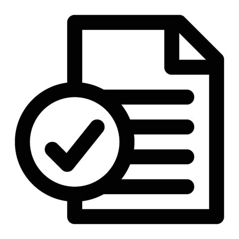 Data Validation Data Integrity Outline Icon 55601593 Vector Art At