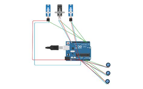 Circuit Design Servo Uebung 2 Tinkercad
