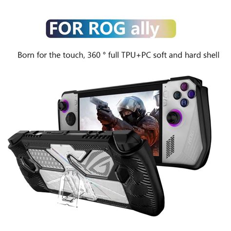 [ส่งจากไทย]เคส แข็ง Rog Ally แบบ Tpu มีฐานตั้ง ด้านหลังใส By Hizo Gadget Shopee Thailand